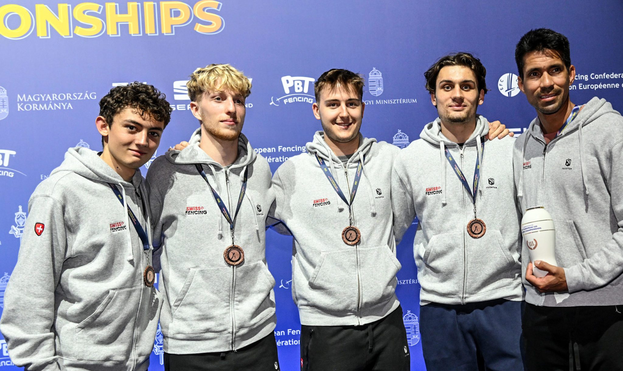 Médaille de bronze pour l’équipe hommes aux Championnats d’Europe U23 à ...