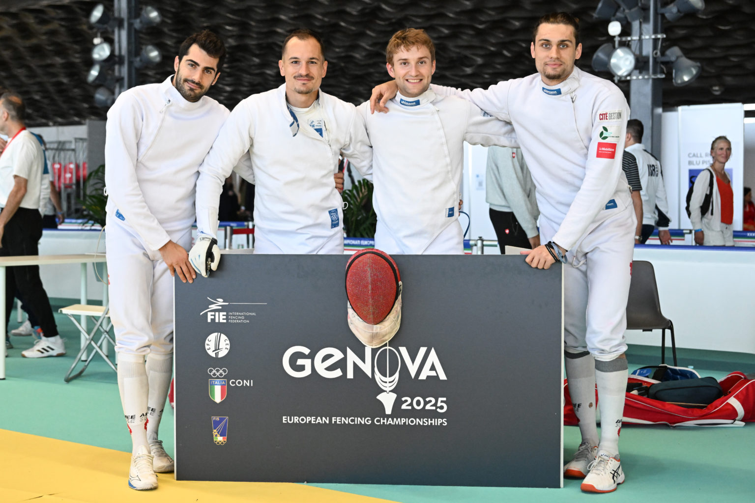 Knapp an den späteren Bronze-Gewinnern gescheitert : Platz 7 für Herren ...